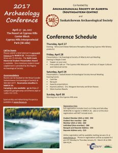 2017 Archaeology Conference – Archaeological Society of Alberta ...